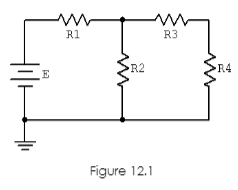 Solved w R1 R3 R2 E R4 Figure 12.1 M Rth Eth R Figure 12.2 | Chegg.com