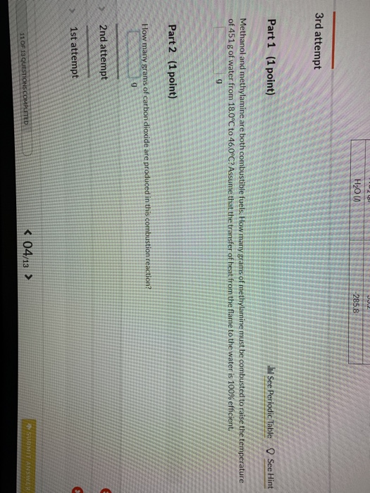Solved 04 Question (2 points) Use the data in the table | Chegg.com
