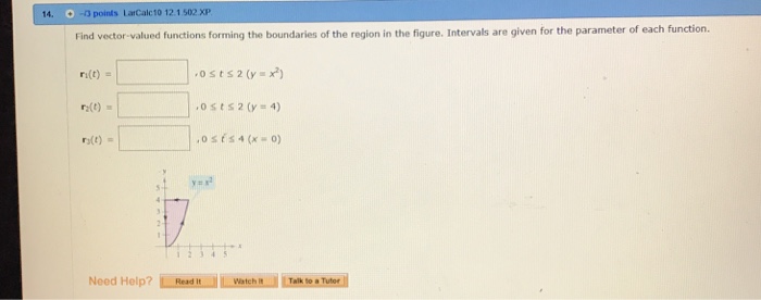 Solved Find vector-valued functions forming the boundaries | Chegg.com