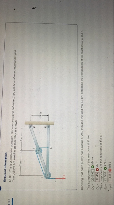 Solved Required information NOTE. This is a multi-part | Chegg.com