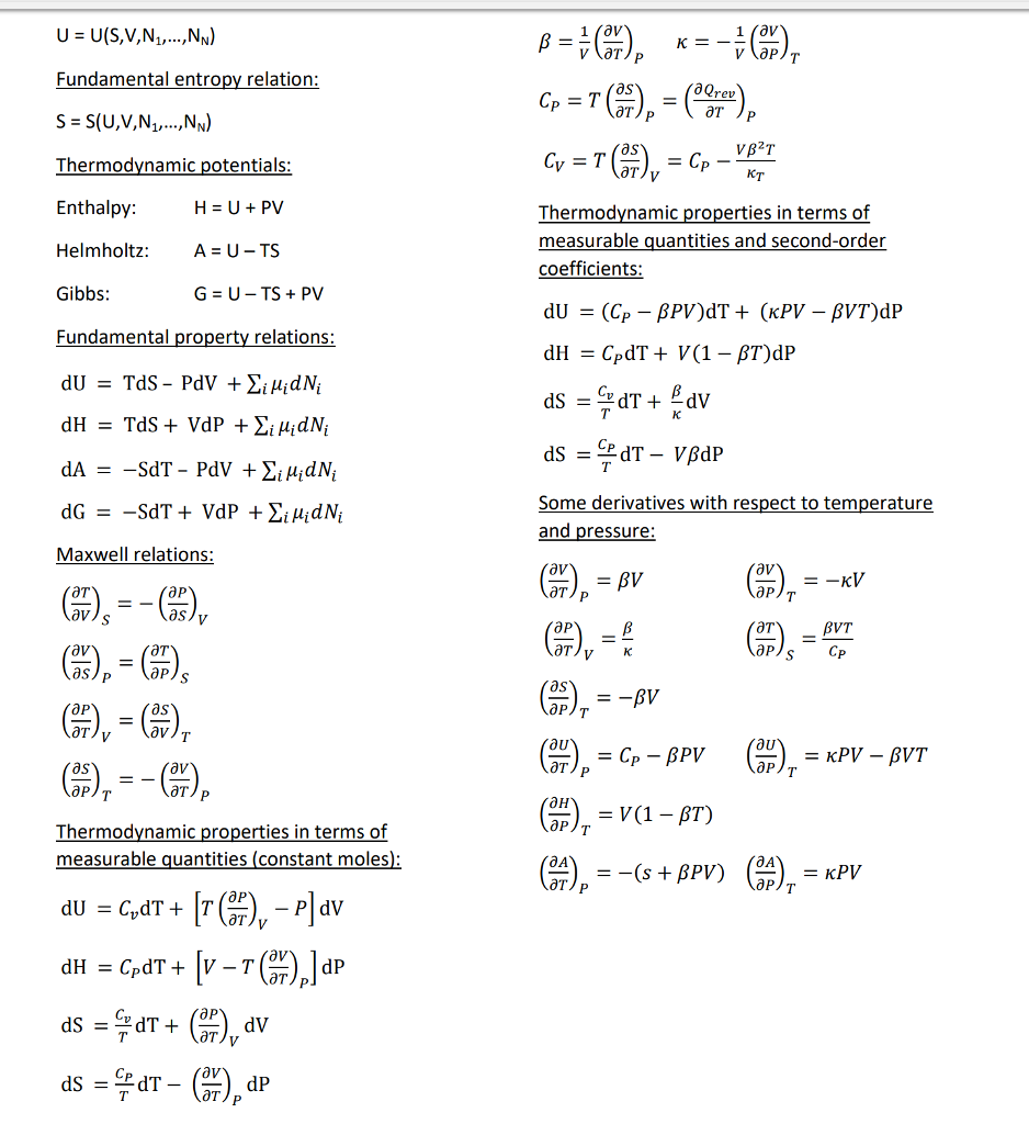 Solved 1. The PvT behavior of Gas A can be described by the | Chegg.com