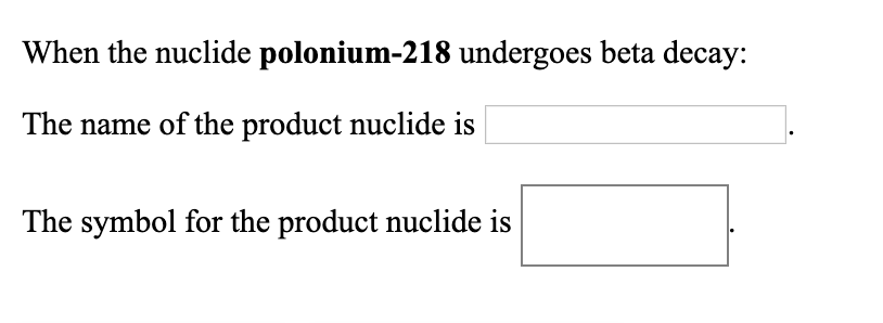 Solved Fill in the nuclide symbol for the missing particle | Chegg.com