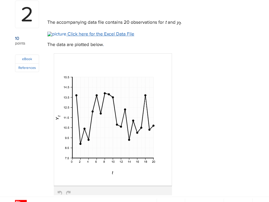 Solved The Accompanying Data File Contains 20 Observations