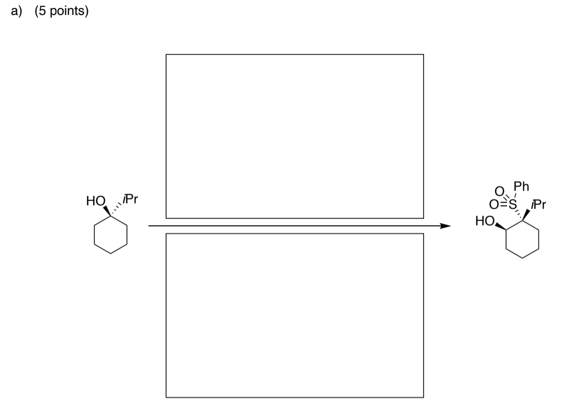 Solved 2. (30 points) Provide the necessary reagents to | Chegg.com