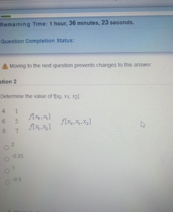 Solved Remaining Time: 1 hour, 36 minutes, 23 seconds. | Chegg.com