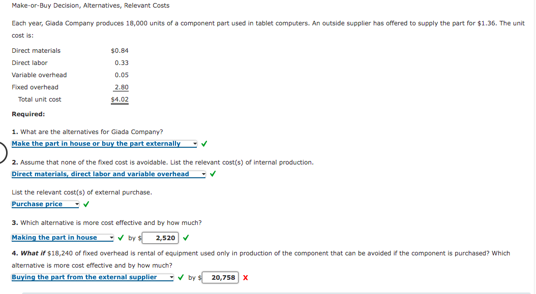 Solved 2. Please show how you got all numbers. the check | Chegg.com
