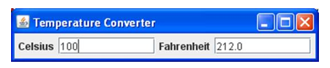 Solved Develop a temperature converter GUI JavaFX | Chegg.com