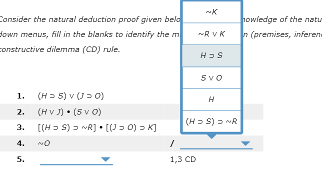 Solved 1. Rules of Implication - Constructive Dilemma (CD) | Chegg.com