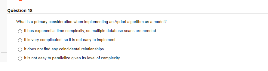 Solved Question 18 What is a primary consideration when | Chegg.com