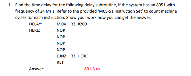 Solved Find the time delay for the following delay | Chegg.com
