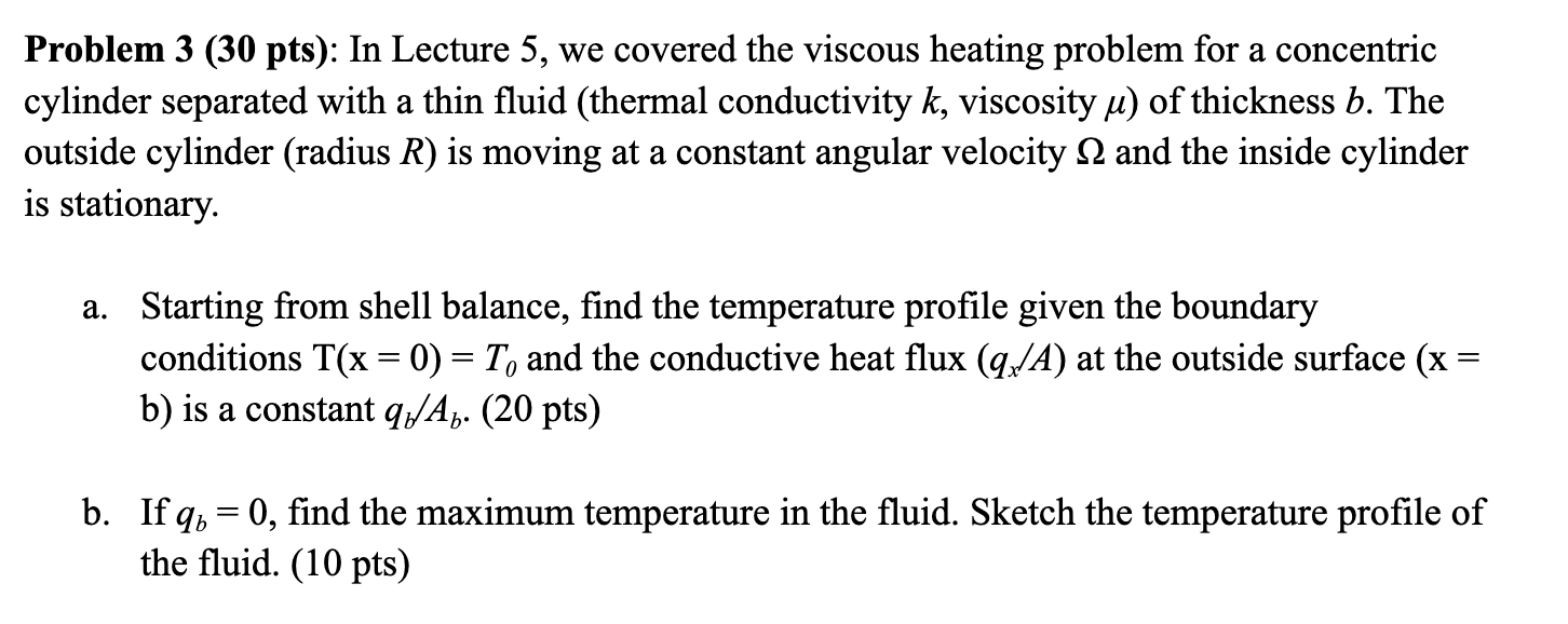 Solved Problem 3 (30 ﻿pts): In Lecture 5, ﻿we covered the | Chegg.com