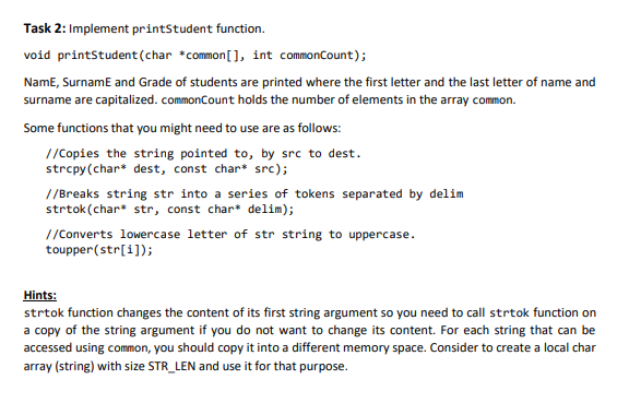 Solved PLEASE WRITE WITH C LANGUAGE. DO NOT CHANGE THE | Chegg.com