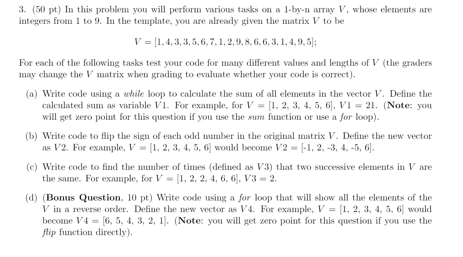 Solved 3. (50 pt) In this problem you will perform various | Chegg.com