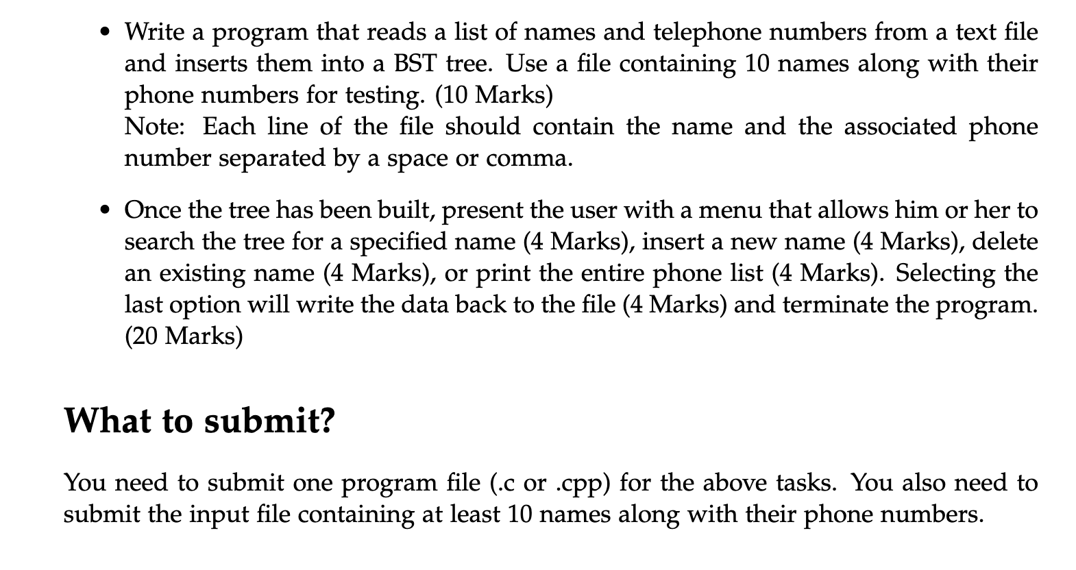 Solved - Write a program that reads a list of names and | Chegg.com