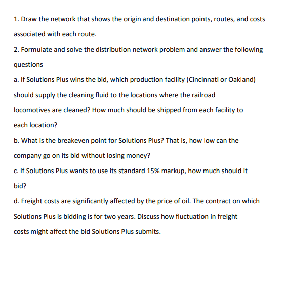 Case Problem SOLUTIONS PLUS - PROBLEM DESCRIPTION | Chegg.com