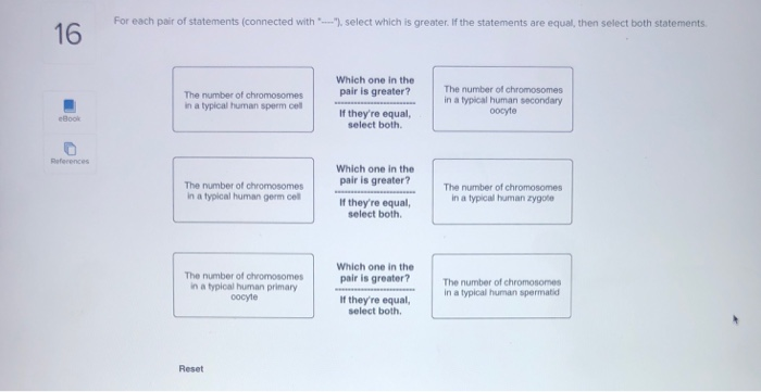 Solved For each pair of statements (connected with .."1. | Chegg.com