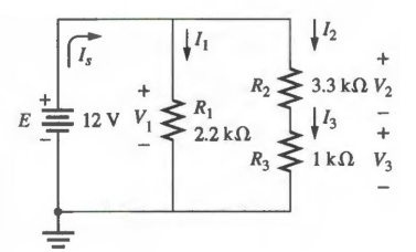 Solved calculate currents IS, ﻿I1, ﻿I2, ﻿and I3, ﻿and V1, | Chegg.com