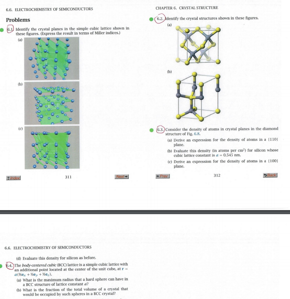 6.6. ELECTROCHEMISTRY OF SEMICONDUCTORS CHAPTER 6. | Chegg.com