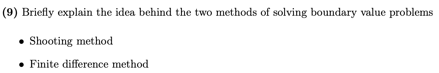 Briefly explain the idea behind the two | Chegg.com