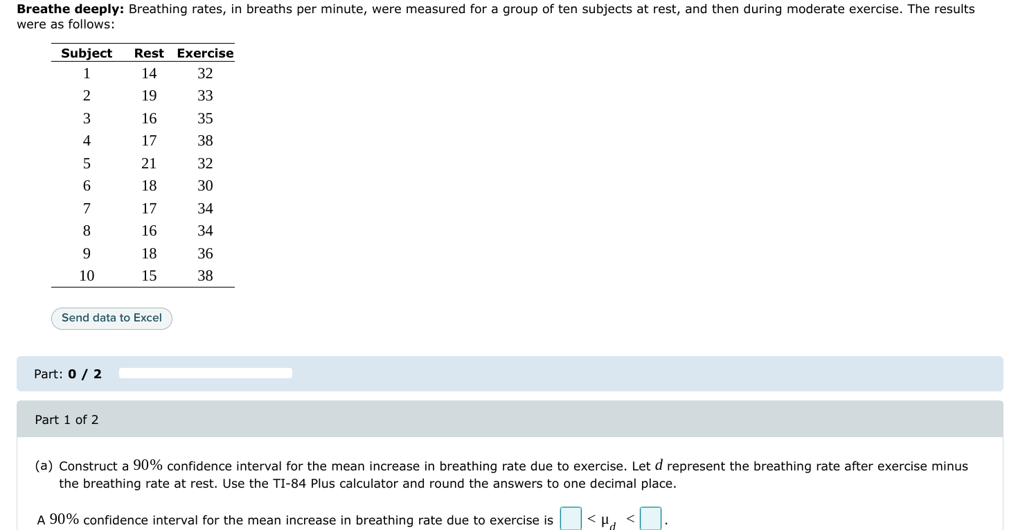 Solved (a) Construct a 90% confidence interval for the mean | Chegg.com