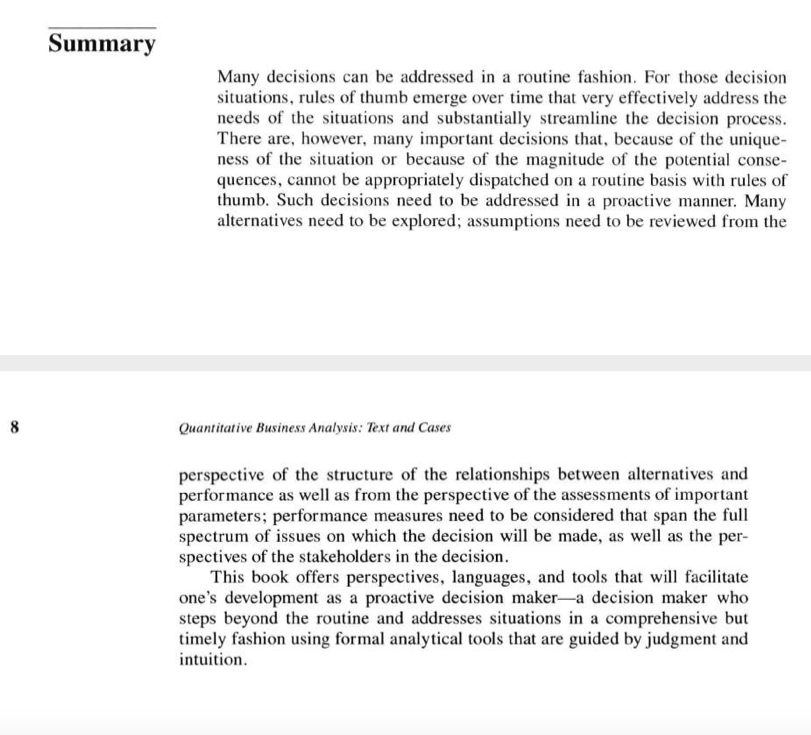 Solved Use the outline of textbook (Quantitative | Chegg.com