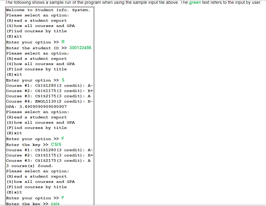 Solved File to submit: A zipped file containing all java | Chegg.com