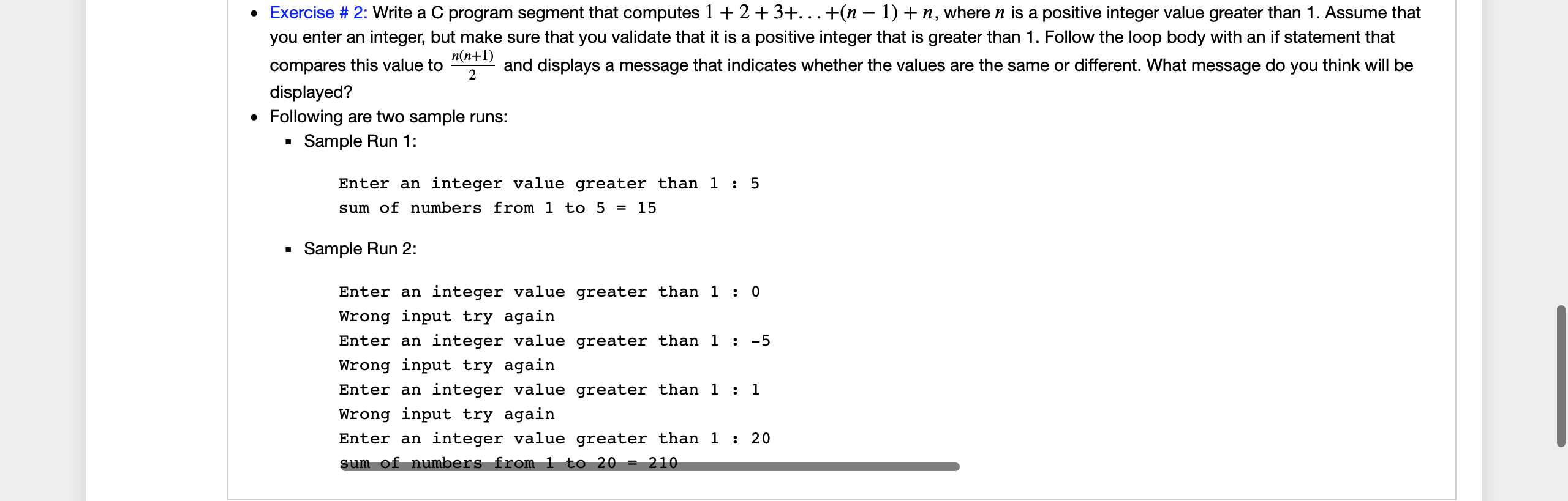 Solved • Exercise 2 Write A C Program Segment That 0220