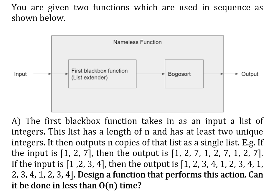 You are given two functions which are used in | Chegg.com