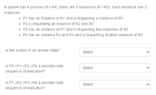 Solved A could be preempted from a process. A. semaphore B. | Chegg.com
