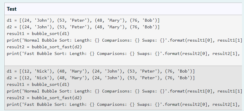 Solved Consider the bubble_sorto function below: def | Chegg.com