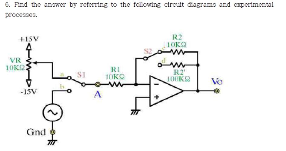 Solved 6. Find the answer by referring to the following | Chegg.com