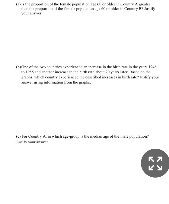 Solved 1. Population pyramids are a type of bar chart that | Chegg.com