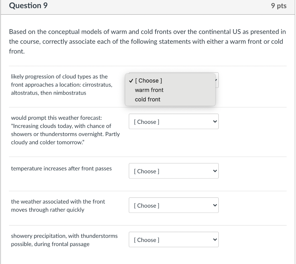 Solved Question 9 9 pts Based on the conceptual models of | Chegg.com