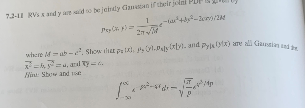 Solved 7.4-3 Determine the correlation between random | Chegg.com
