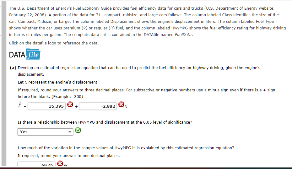 February 22, 2008). A portion of the data for 311 | Chegg.com
