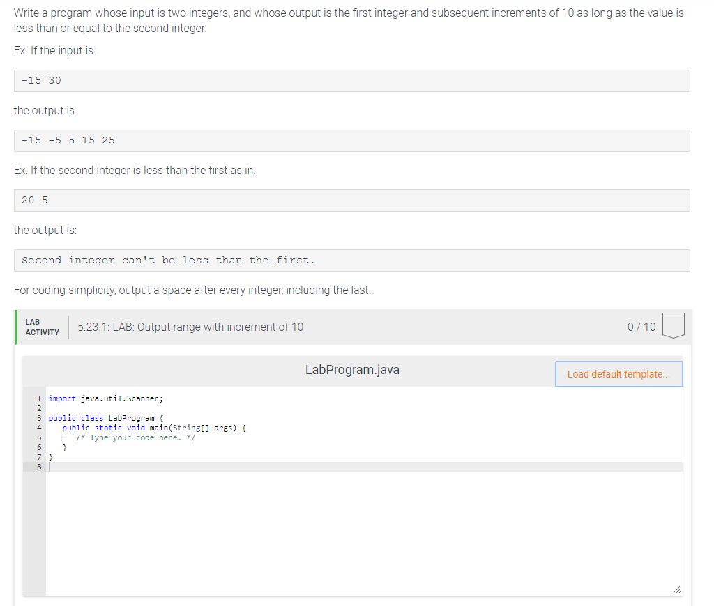 Solved: Write A Program Whose Input Is Two Integers, And W... | Chegg.com