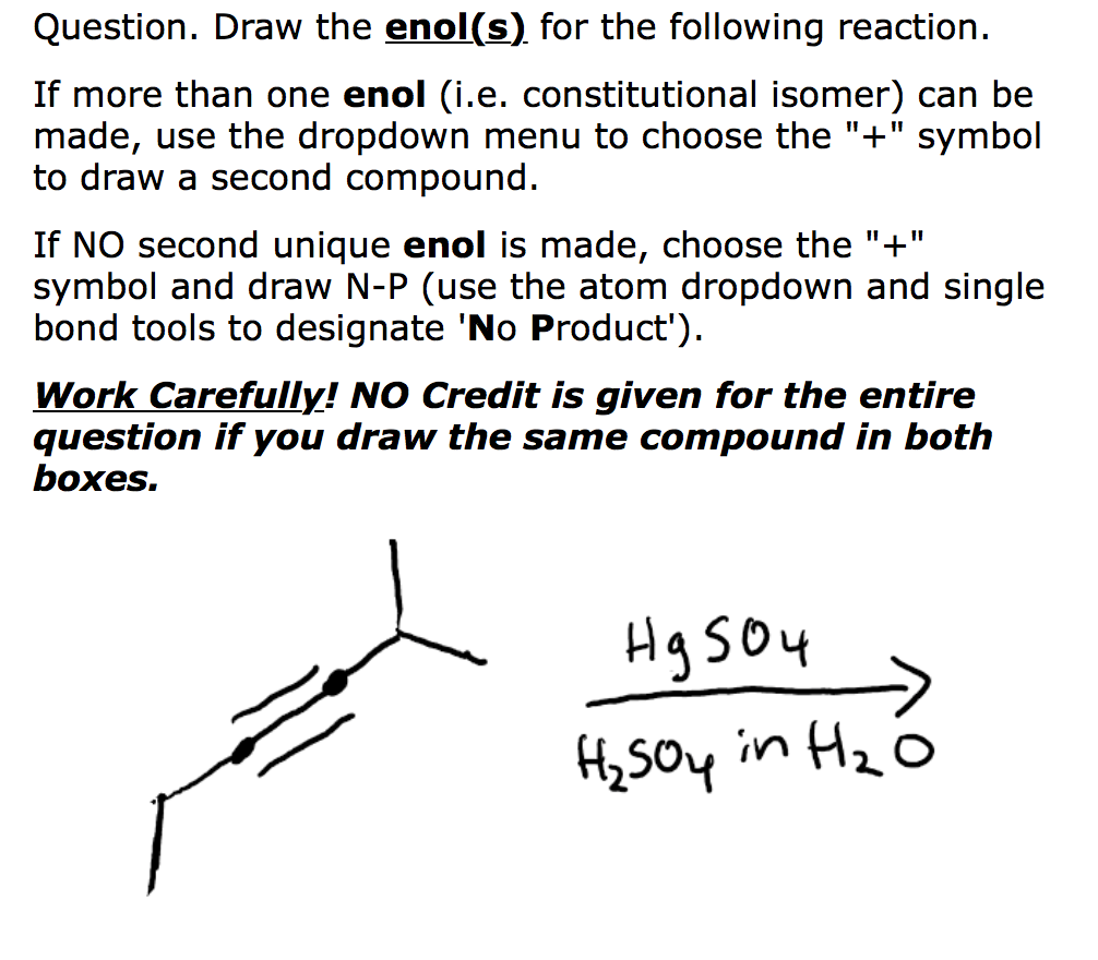 Solved Question. Draw the enol(s) for the following | Chegg.com
