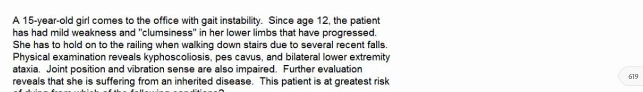 Solved A 15-year-old girl comes to the office with gait | Chegg.com