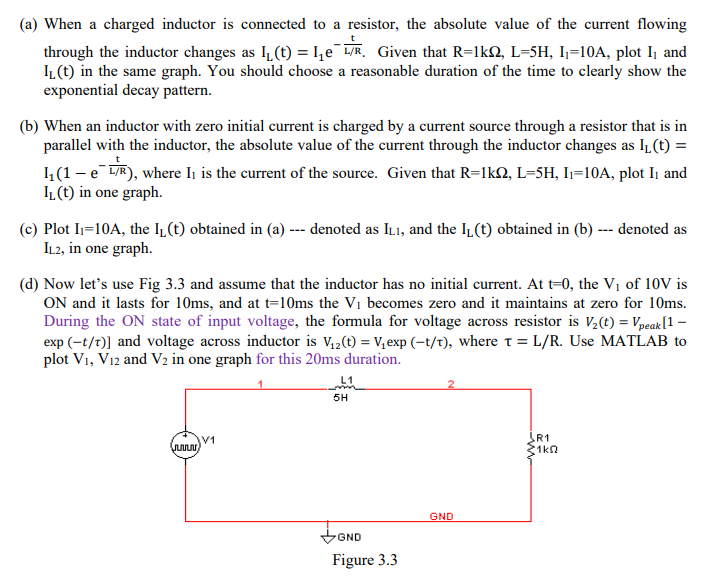 Solved (a) When a charged inductor is connected to a | Chegg.com