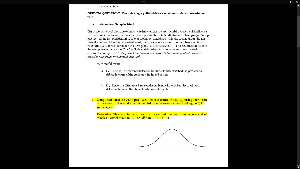 Solved Group Statistics Std. Error Mean Did they watch | Chegg.com