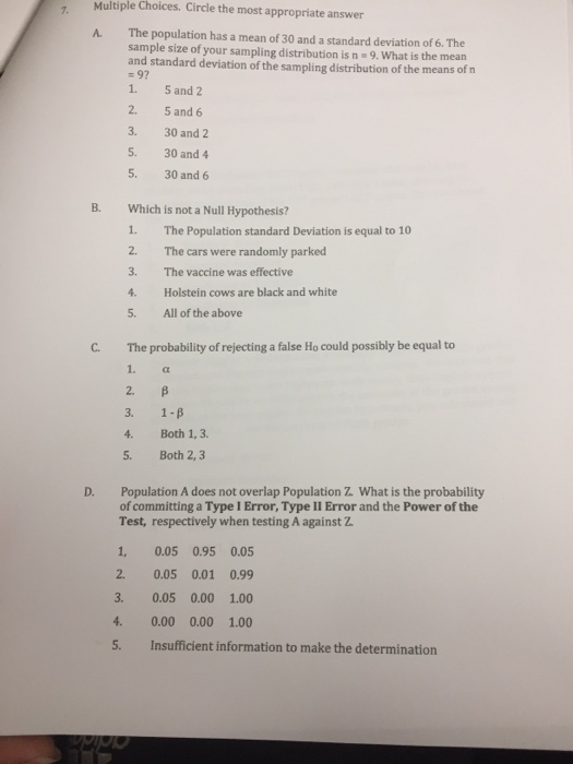 Solved Multiple Choices. Circle the most appropriate answer | Chegg.com