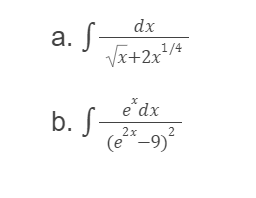 Solved Use a substitution to convert the integrals into an | Chegg.com