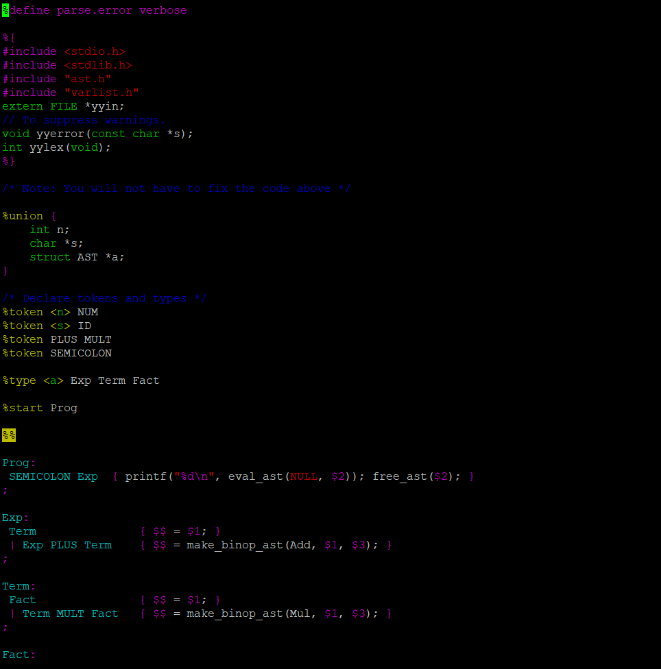 Solved prog.l : Input file for Lex/Flex (RegEx + 𝜶) | Chegg.com