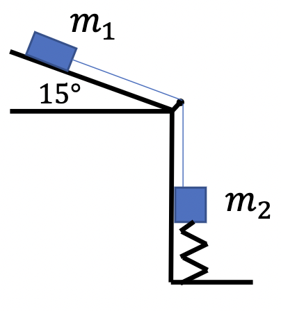 Solved Two boxes are connected by string as shown in the | Chegg.com