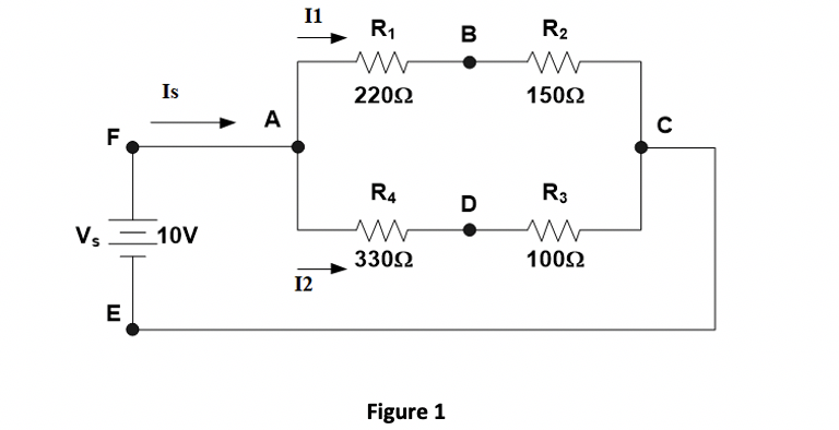 Solved Q1. Verify KVL by adding the experimental values of | Chegg.com