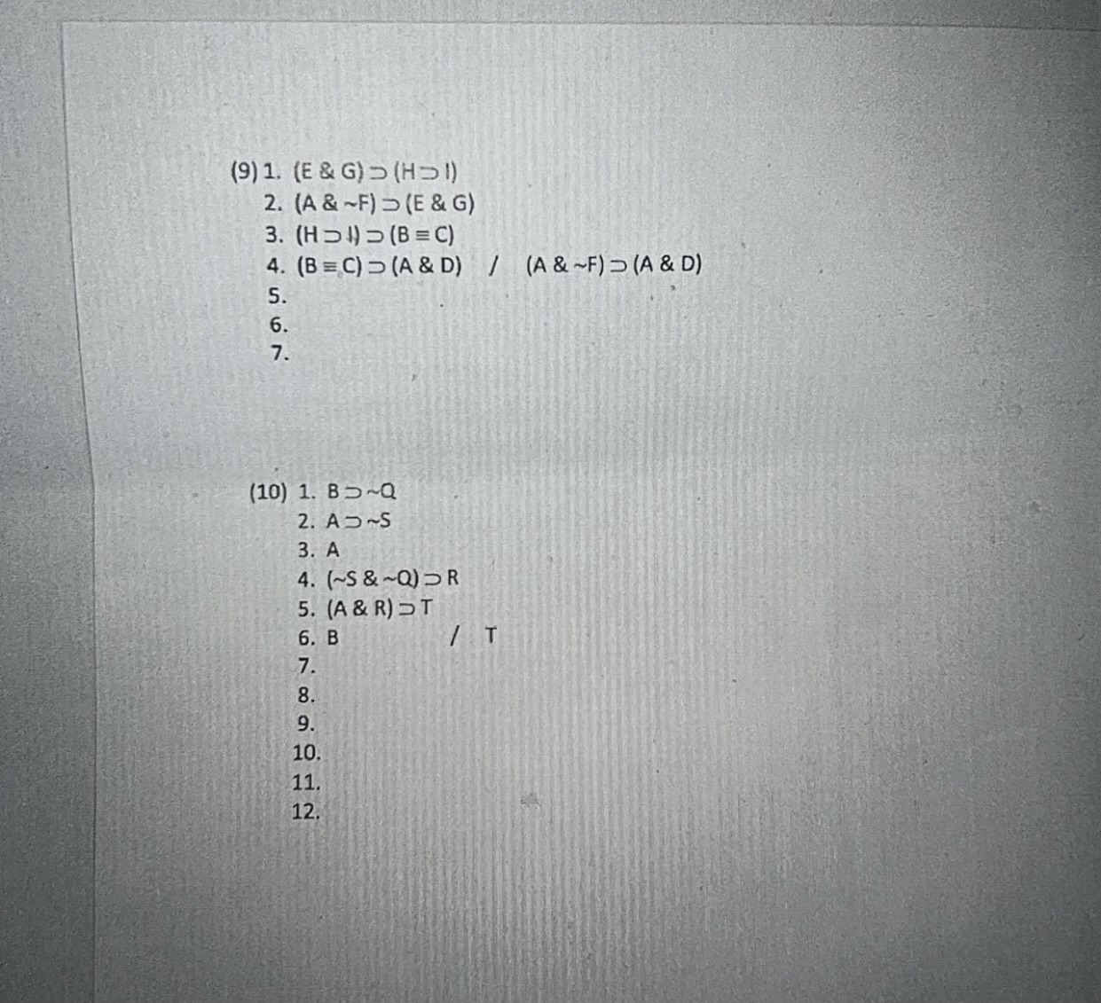 Need to provide a proof for each argument. The empty | Chegg.com