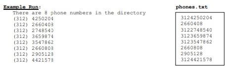 Solved IN C Programming Language Thanks ... The phone | Chegg.com