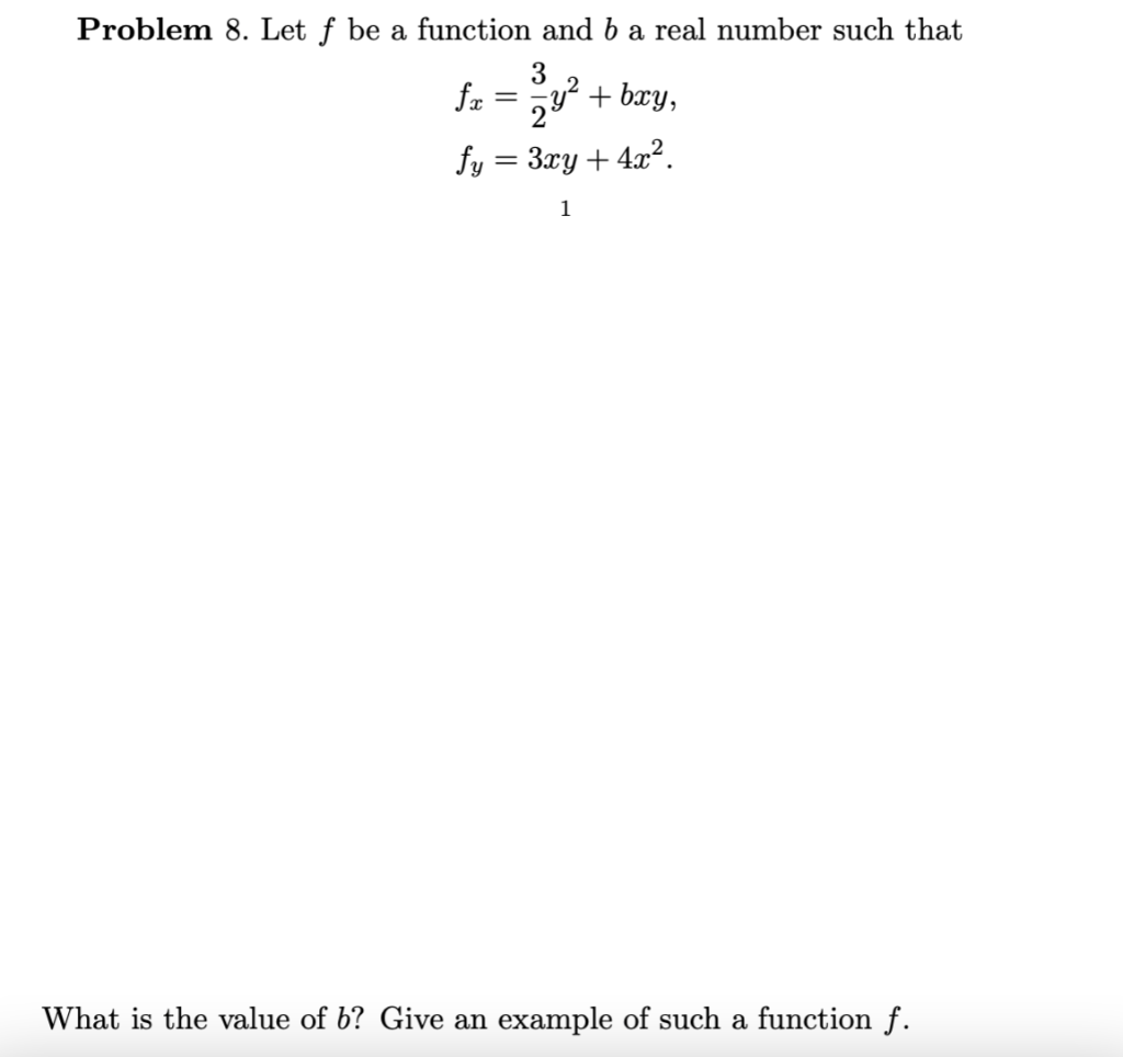 Solved Problem 8. Let f be a function and b a real number | Chegg.com