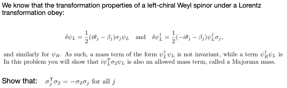 We know that the transformation properties of a | Chegg.com