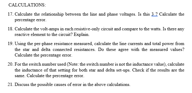 Solved It is required to do the ( Calculations ) part only | Chegg.com